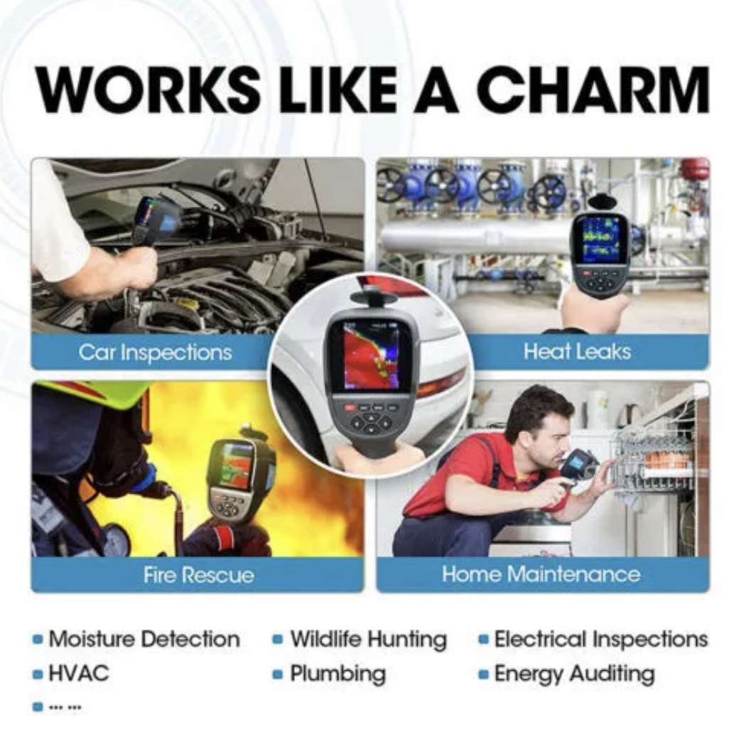 Handheld Infrared Thermographic Inspection Camera 320×240 Resolution 3. ...